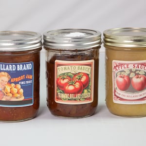 Custom Canning Jar Labels-personalized Jar Label-personalized Jam Jar ...