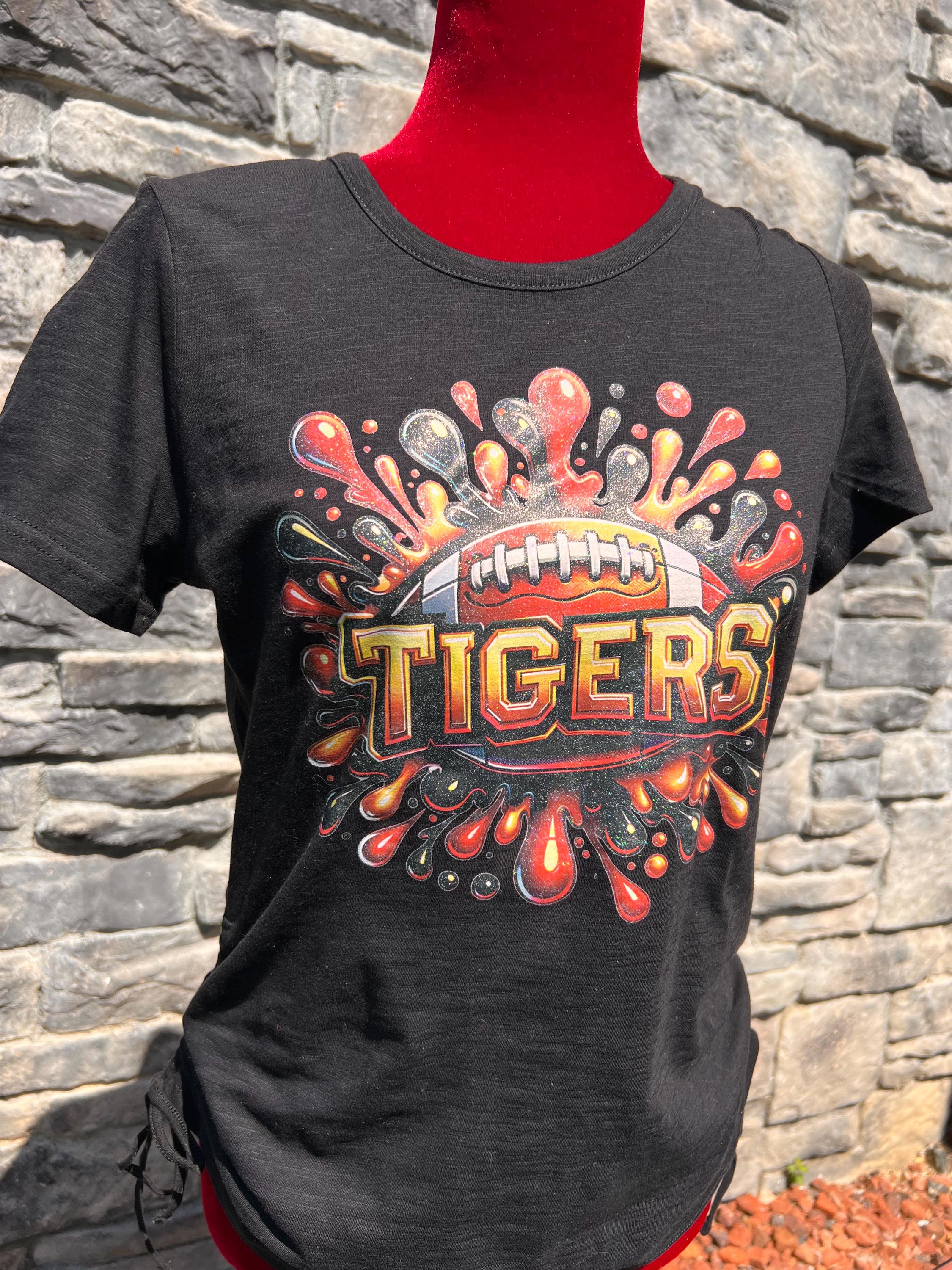 Side Cinch Football T-shirt - Etsy