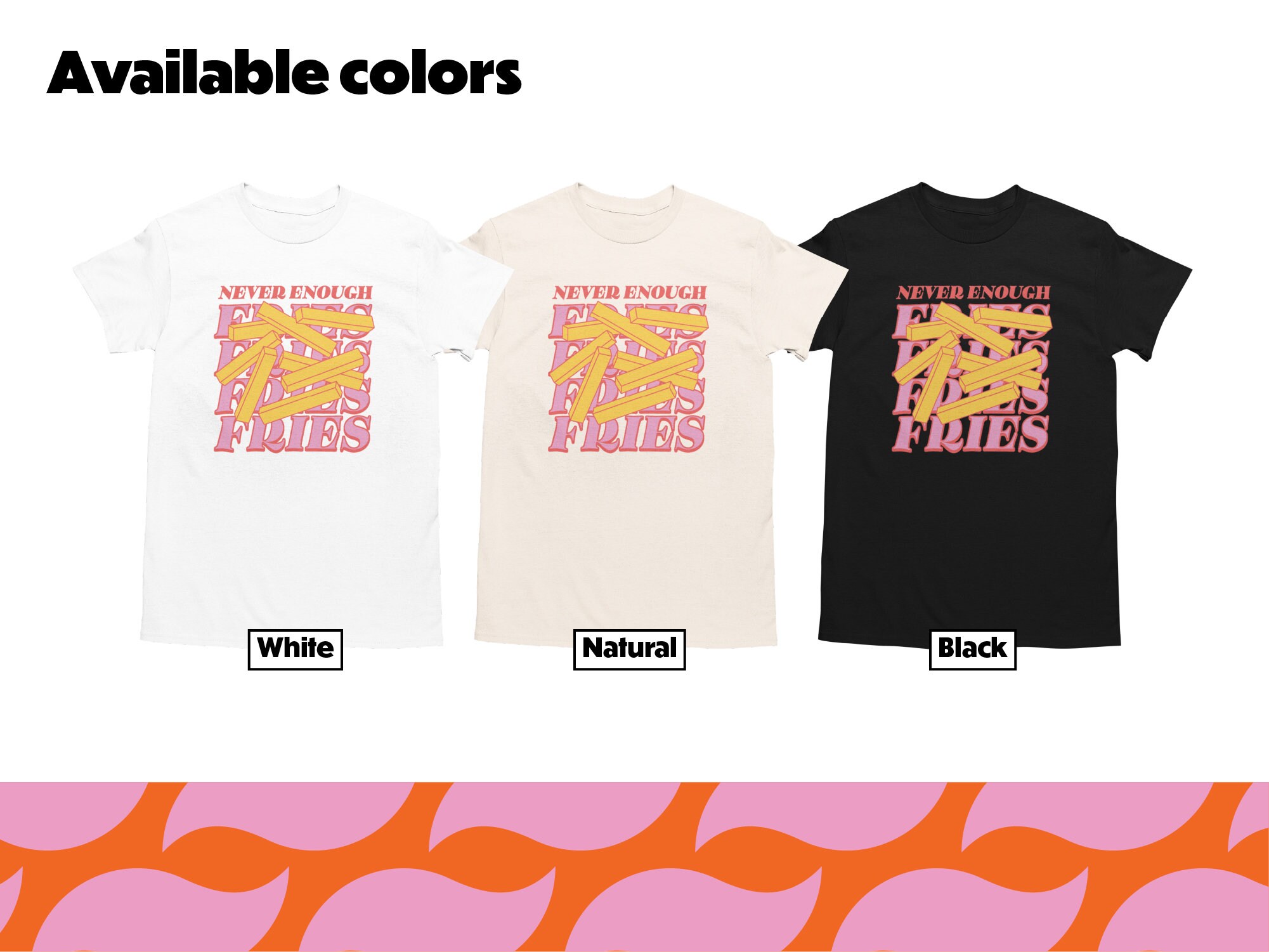 French Fries Shirt for Foodie Tshirt Fast Food Lover Gift French Fries ...