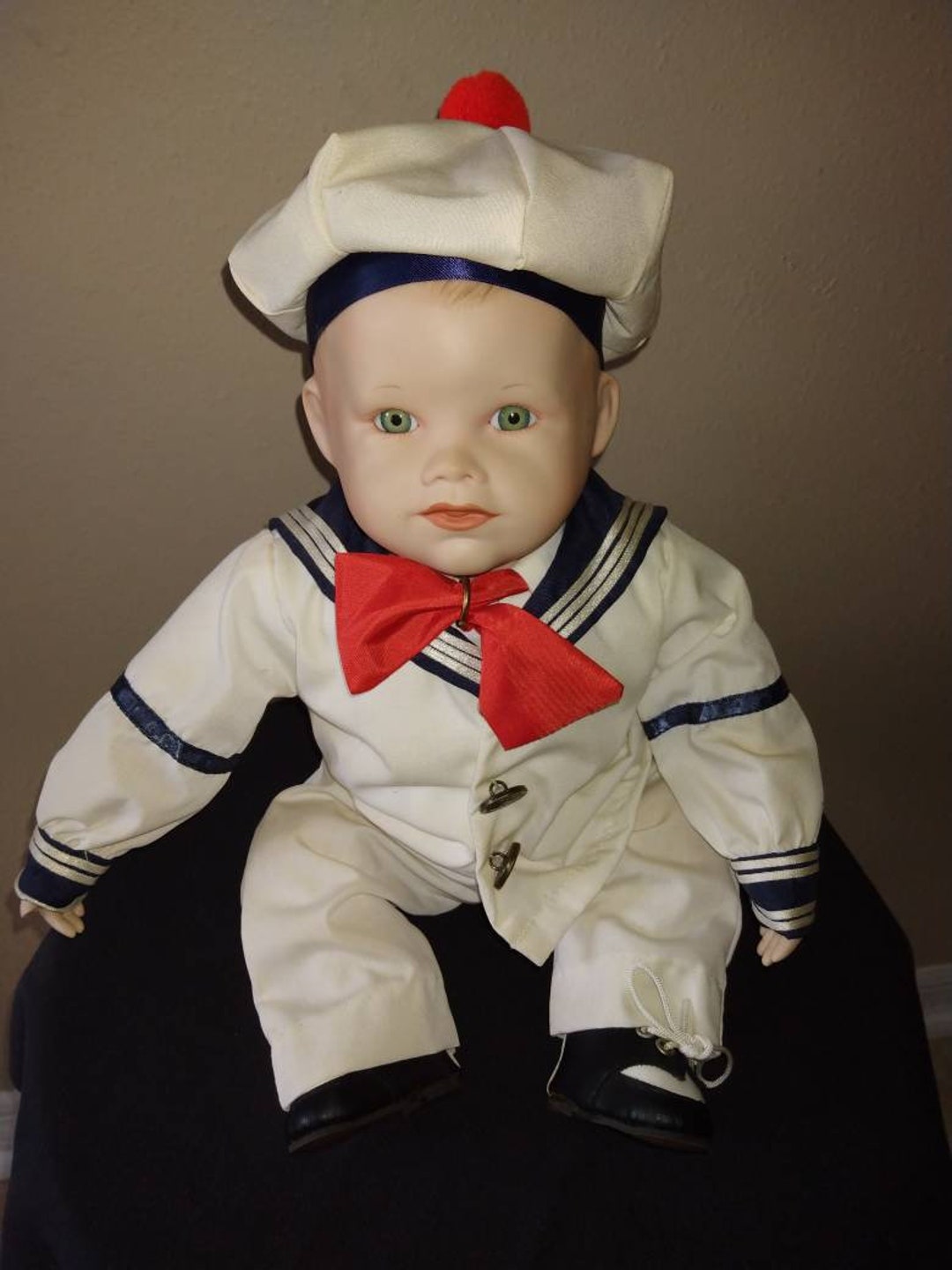 Vintage Porcelain Sailor Boy Doll, matthew Sailor Ashton Drake Knowles ...