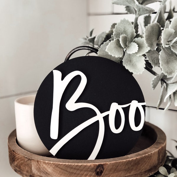 Boo Sign - Etsy