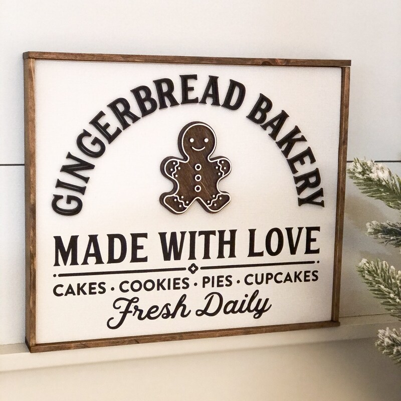 Gingerbread Sign - Etsy