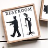 Halloween Decor Restroom Sign Horror Frankenstein Restroom Frankenstein ...