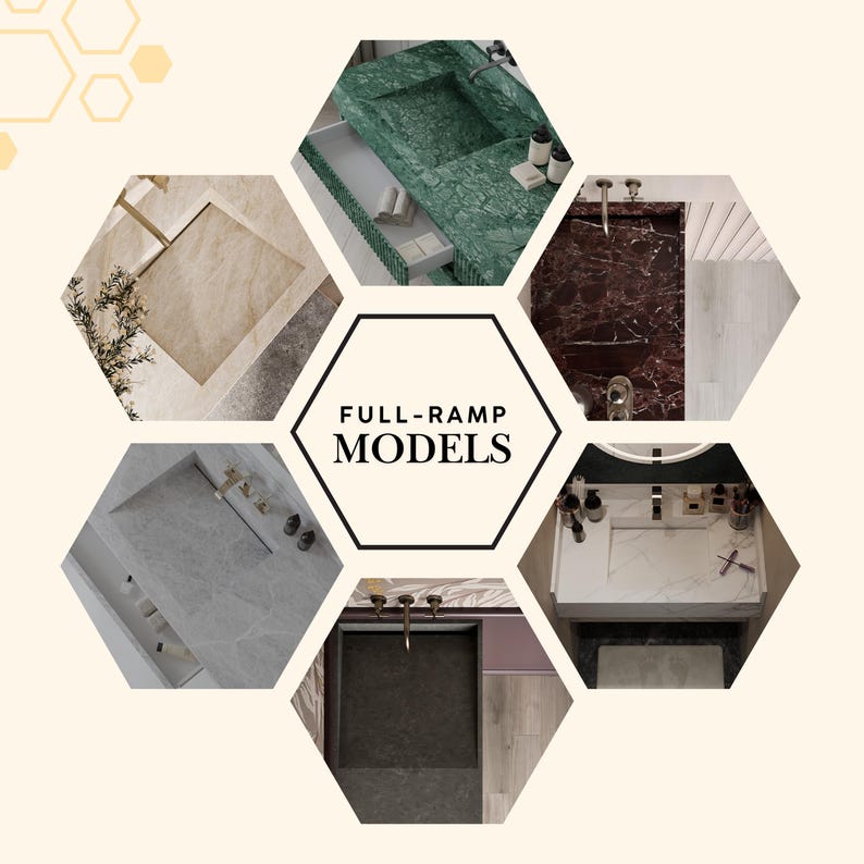 Concrete Custom Bathroom Floating Vanity Tops, Integrated Modern Vanity ...