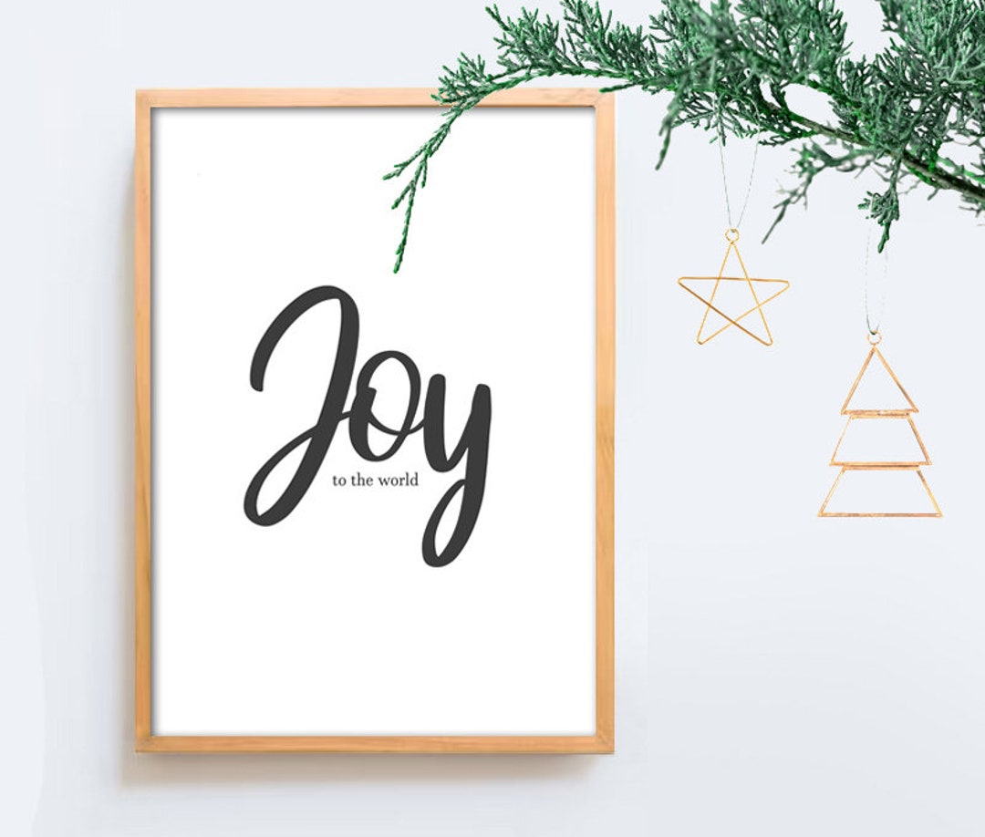 Poster Christmas J O Y Poster Joy Poster Advent Christmas - Etsy