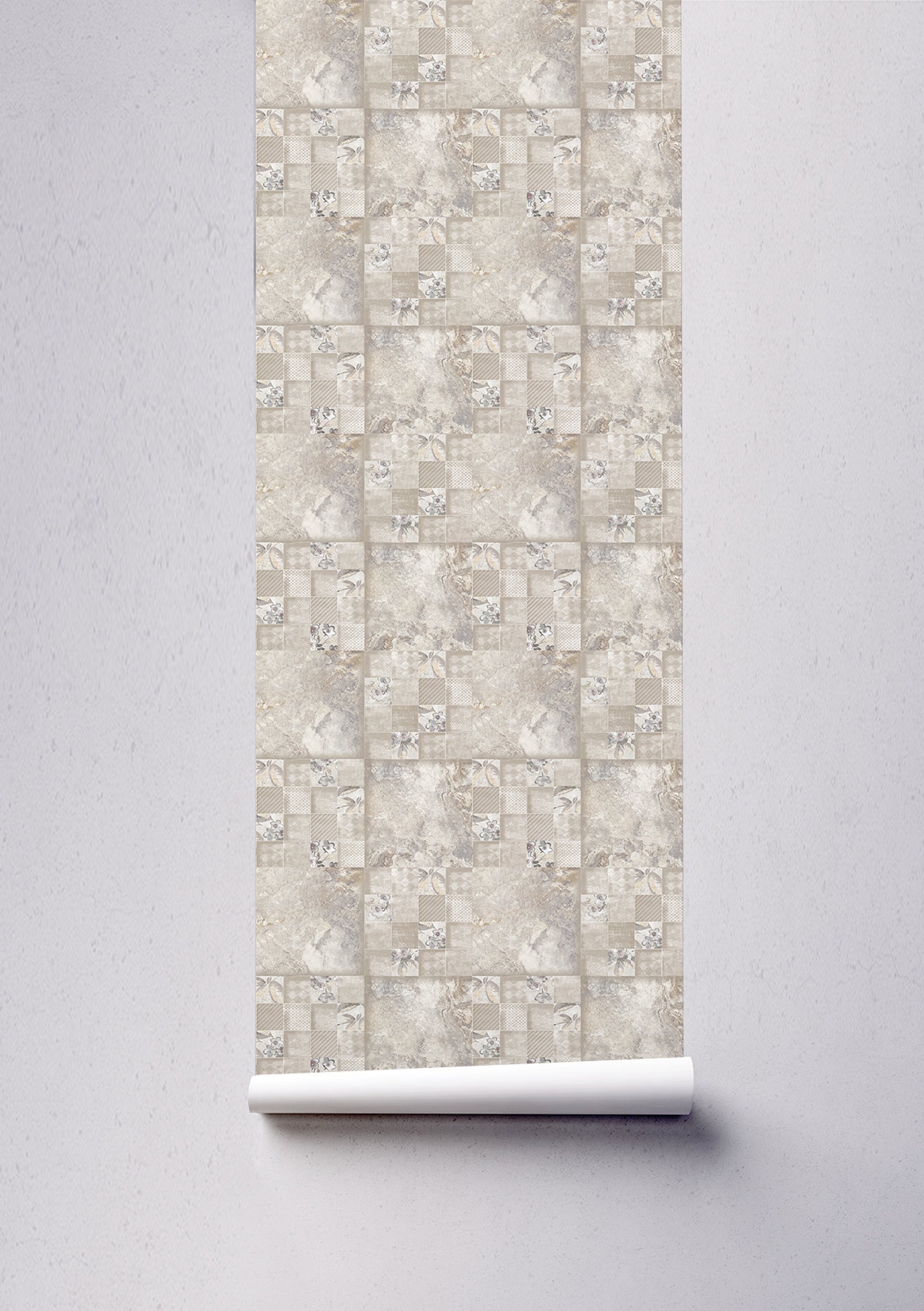 Geometric Moroccan Tile Wallpaper Removable Peel and Stick - Etsy