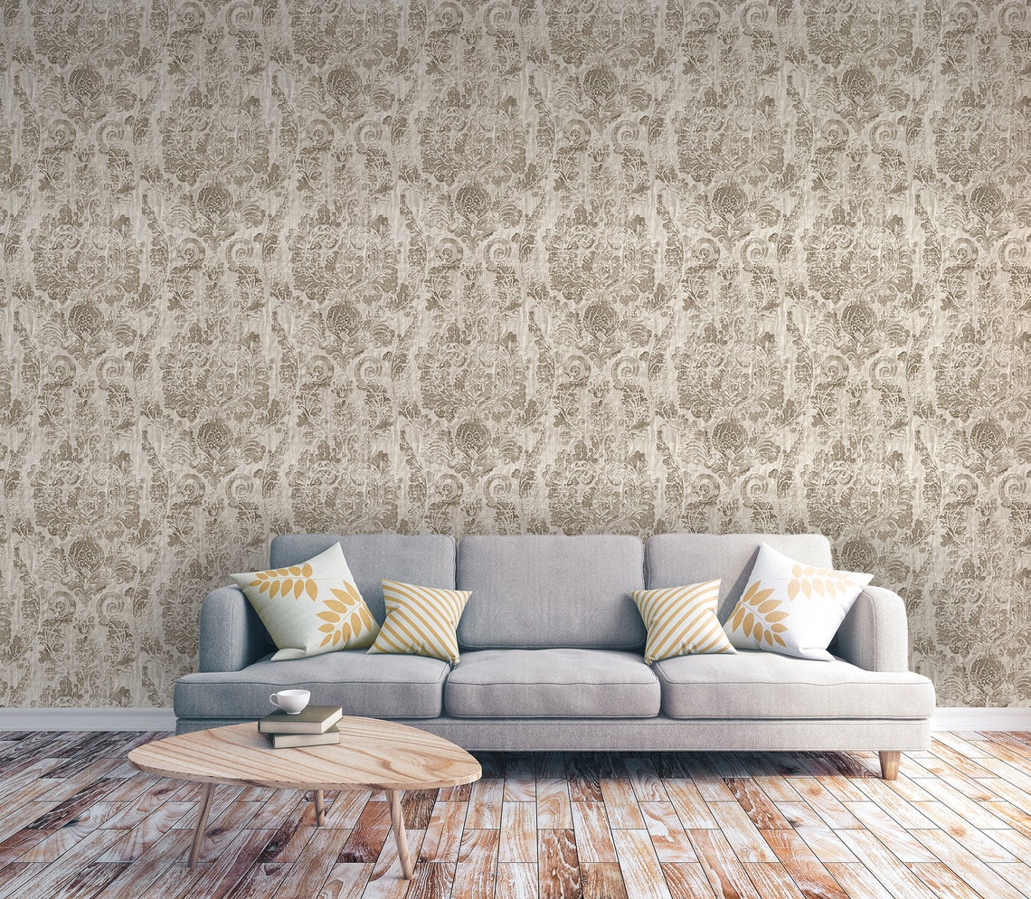 Vintage Victorian Pattern Wallpaper Repositionable Peel and | Etsy