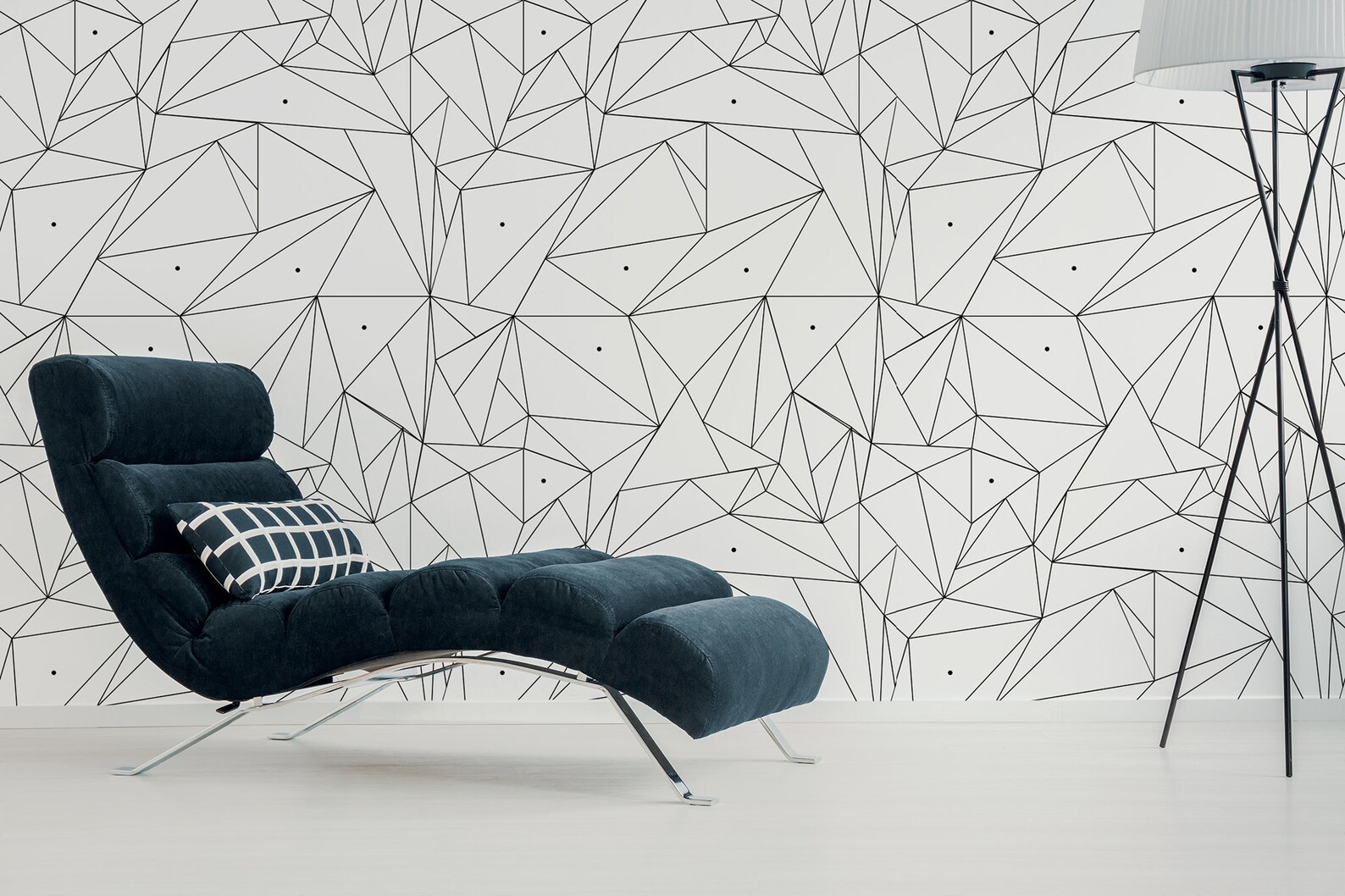 Geometric Wallpaper Self Adhesive Wallpaper Simple Pattern | Etsy