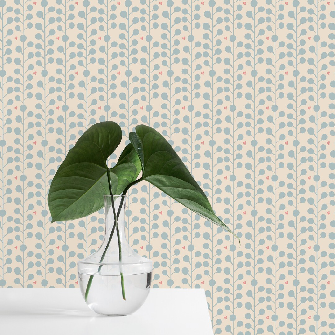Retro Style Wallpaper From '70s, Self Adhesive Wallpaper, Simple ...