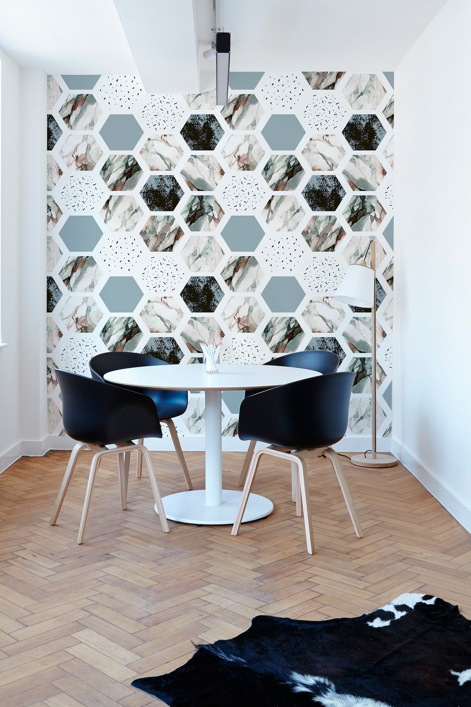 Pentagon Wallpaper, Peel and Stick Wall Mural, Removable Wallpaper With ...