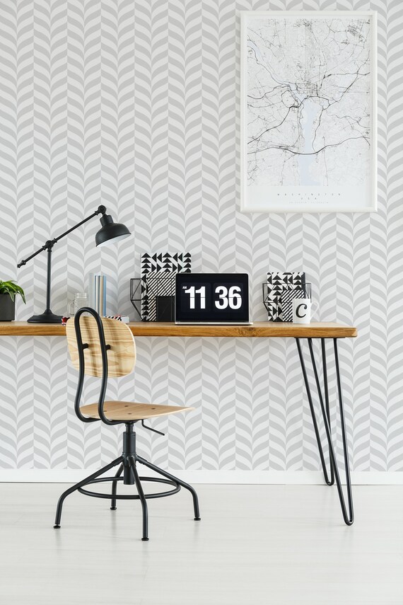 Grey Chevron Desktop Wallpaper