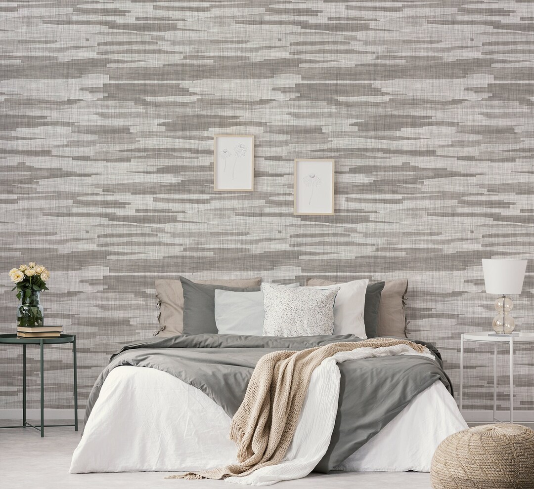 Beige Neutral Abstract Wallpaper, Removable Wallpaper, Peel and Stick ...