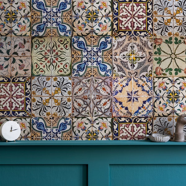 Tile Wallpaper - Etsy