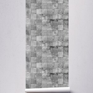 Tile Imitation Repositionable Wallpaper, Removable Peel and Stick ...