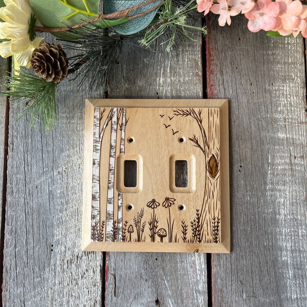 Wood Switch Plate - Etsy