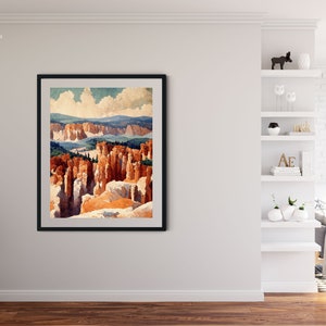 Bryce Canyon Print, Bryce Canyon Poster, National Park Print, Southern ...