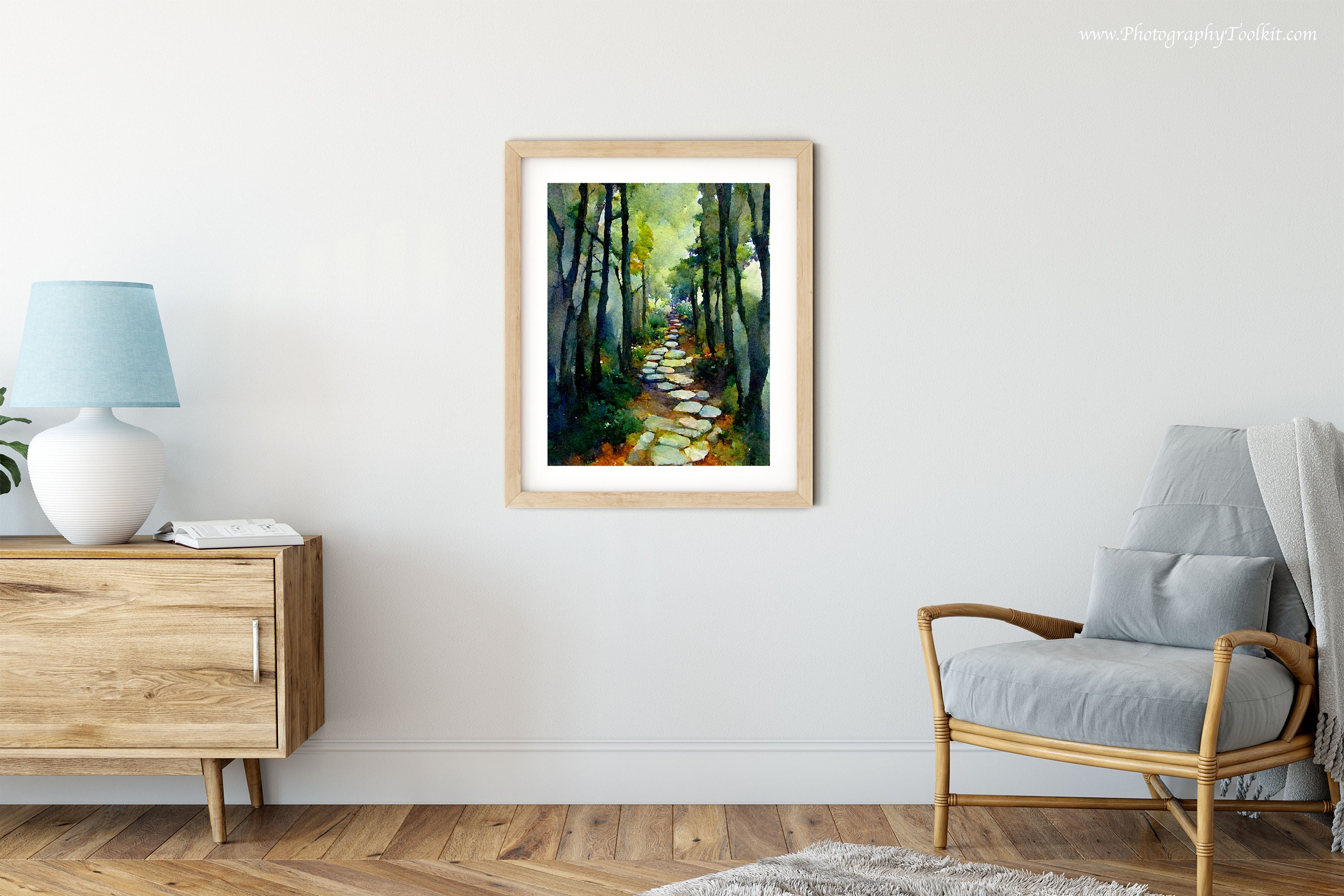 Forest Path Print Tree Wall Art Forest Print Adventure Art - Etsy