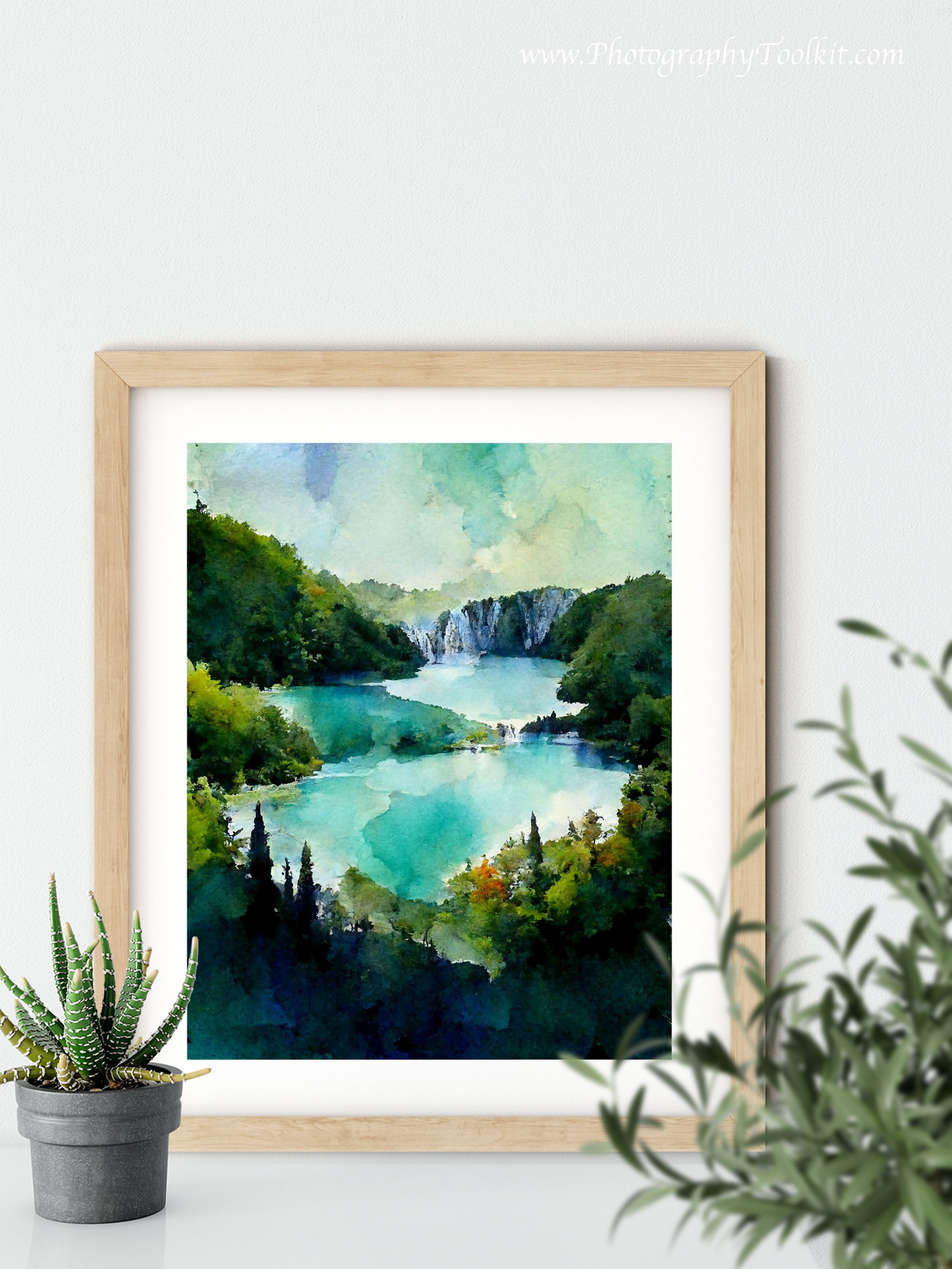 Plitvice Lakes National Park Print Lake Life Wall Art - Etsy