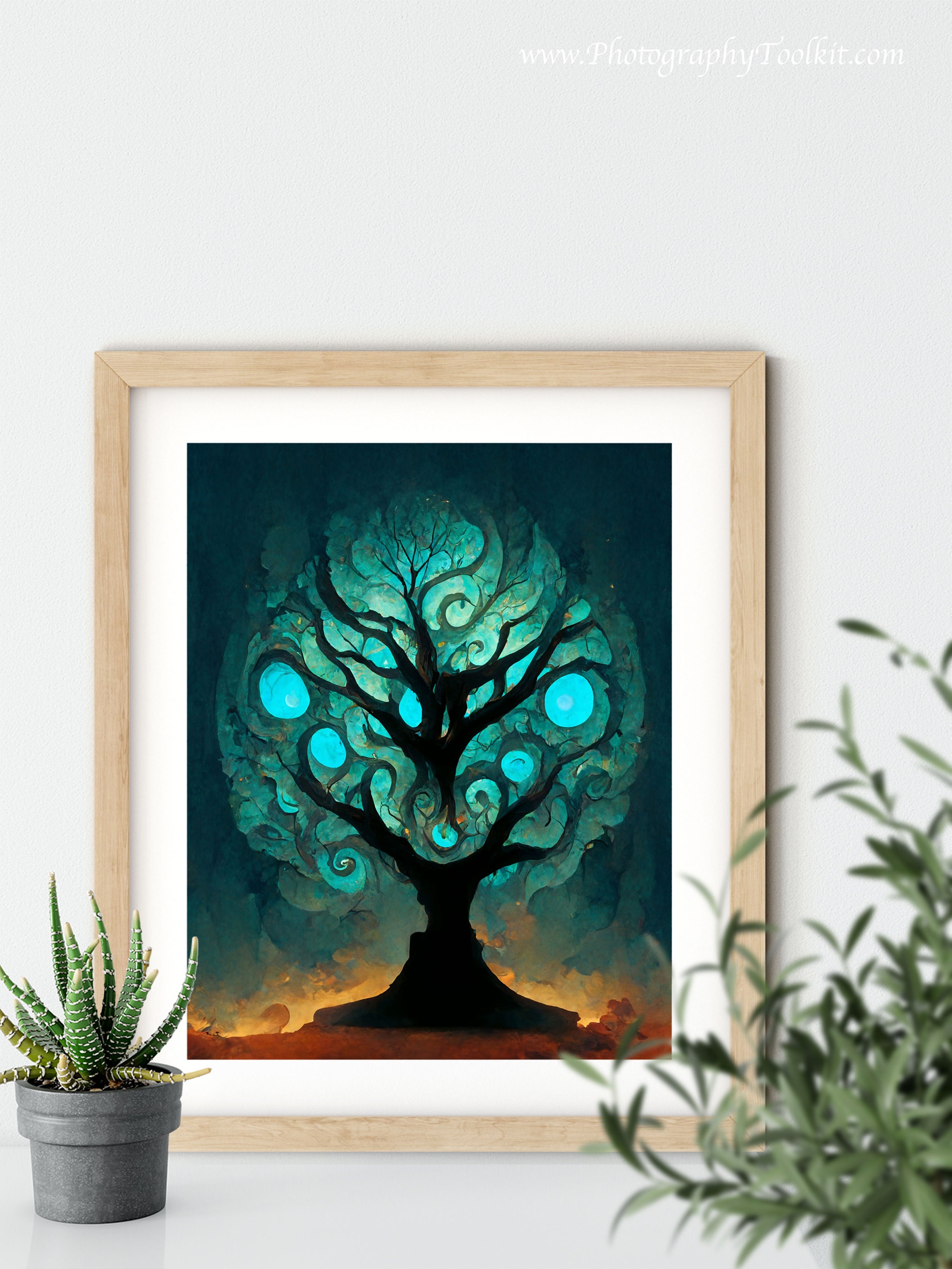 Tree of Life Art Spiritual Wall Art Tree of Life Poster - Etsy