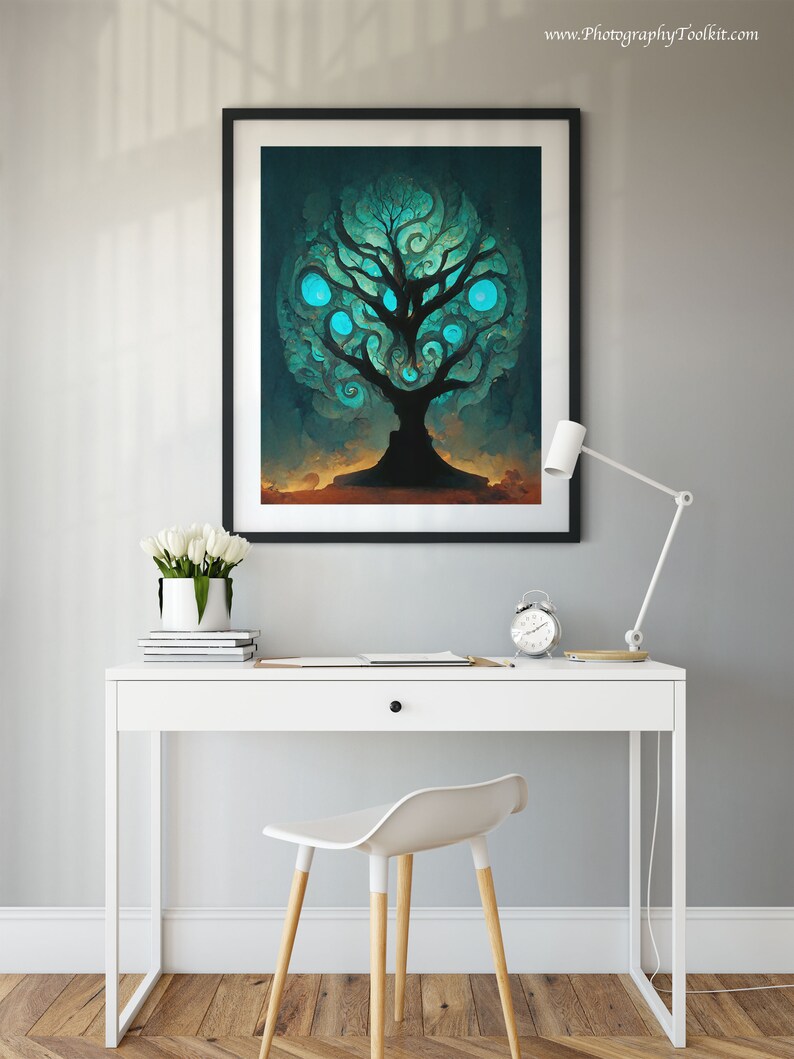 Tree of Life Art Spiritual Wall Art Tree of Life Poster - Etsy