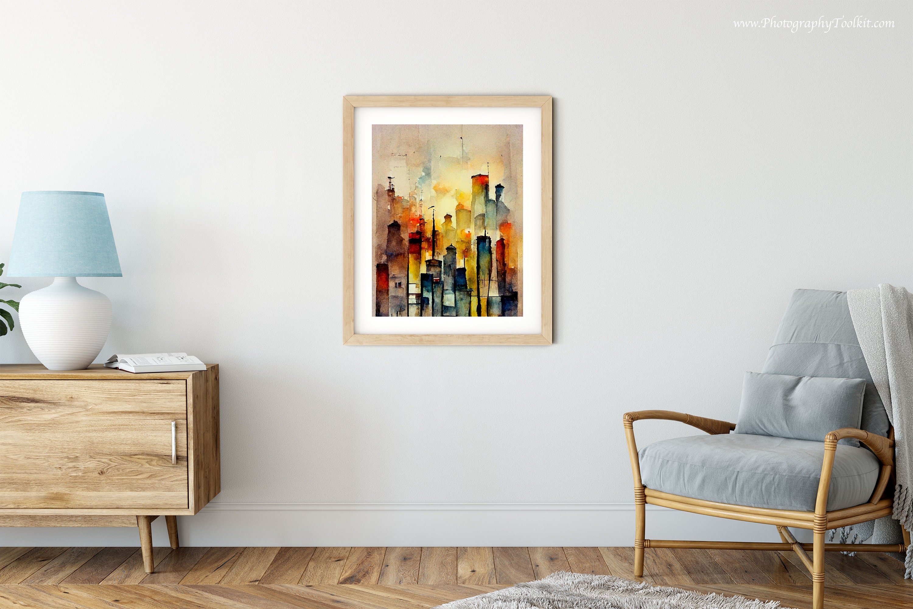 Cityscape Painting Art Print Painting of a City Street at - Etsy