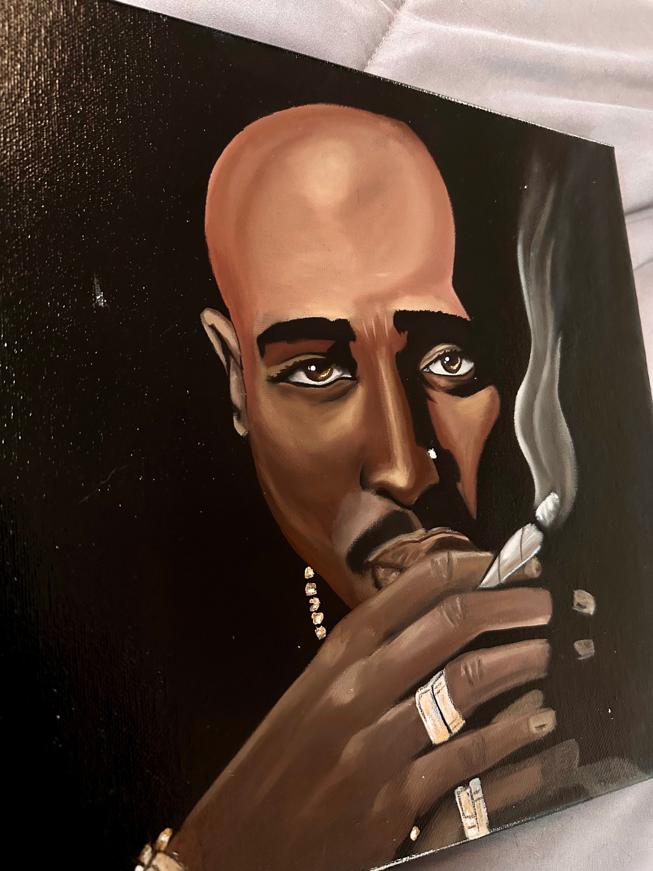2pac Oil Painting on Canvas - Etsy