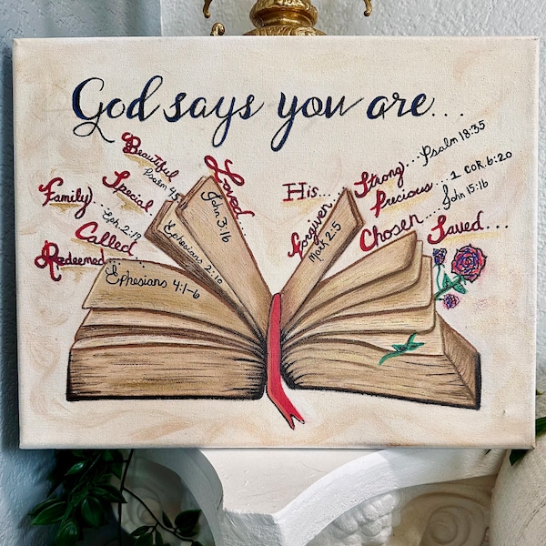 Bible Painting - Etsy