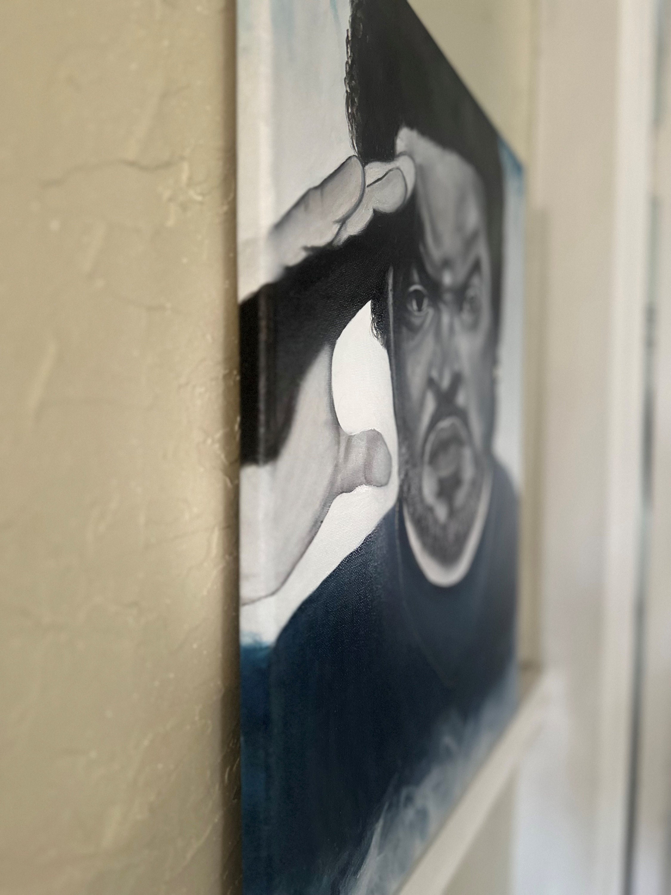 ICE CUBE Oil Painting-on Canvas - Etsy