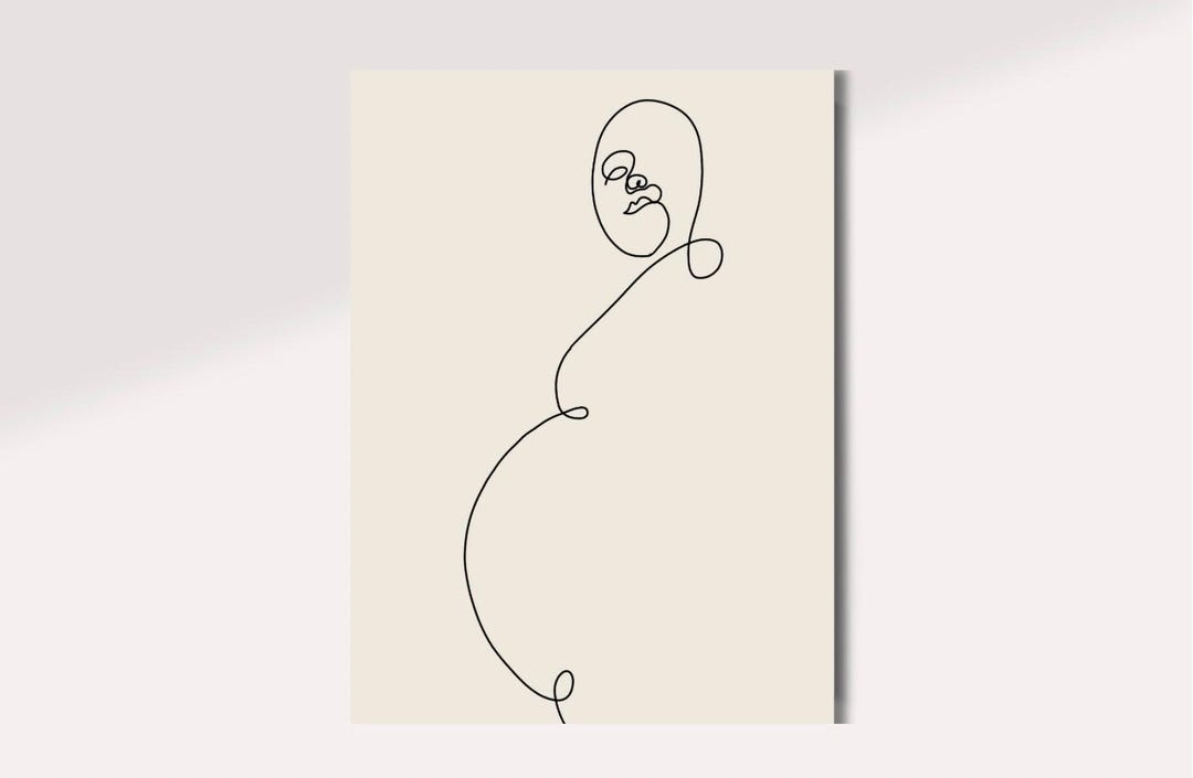 Maternity Line Drawings, Custom From Photo - Etsy