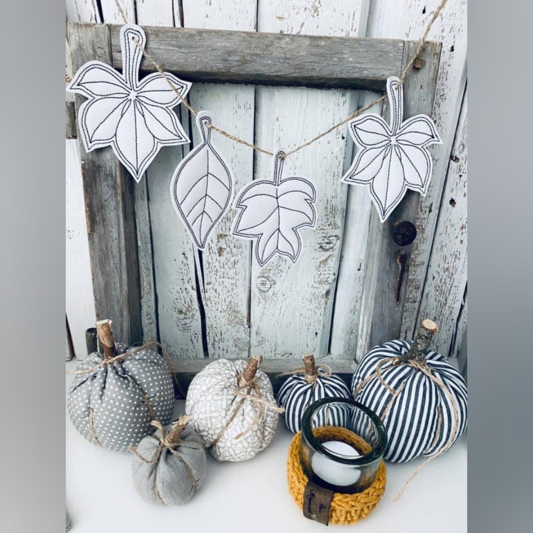 ITH Sheet Set Autumn Embroidery Pattern / Embroidery Motif - Etsy