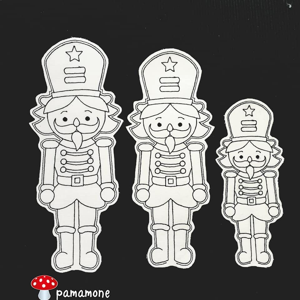 Nutcracker Standee to Stand Up/ ITH Embroidery File/ 13x18, 15x24 ...