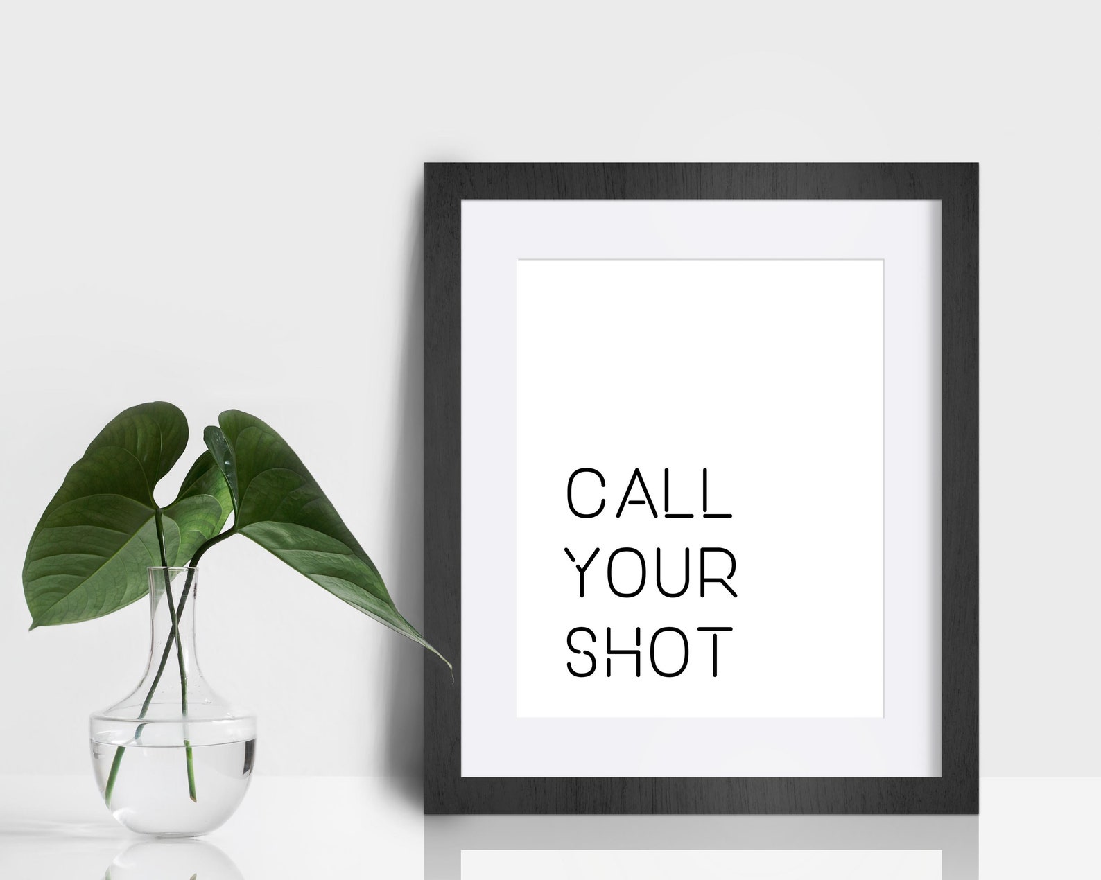 Call Your Shot Motivational Print for Instant, Digital Download ...