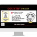 Country of the Month Printables, Countries of the World Mini-unit ...