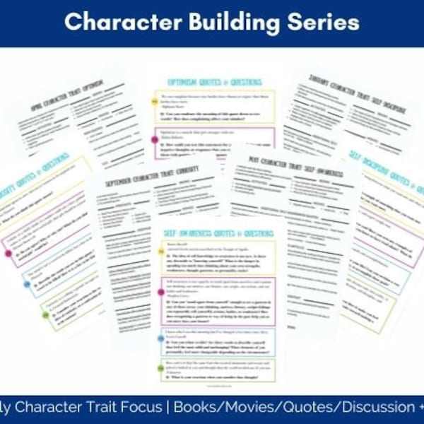 Character Building - Etsy