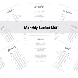 Monthly Planning Lists: Fun Holidays, Seasonal Activity Lists (PDF ...
