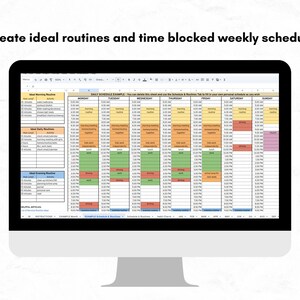 Monthly Habit Tracker for Google Sheets, Google Sheets Monthly ...