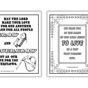 1 Thessalonians Scripture Coloring Pages: Sunday School Activities (PDF ...
