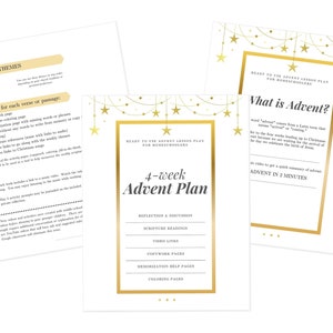 Advent Activity Pack for Middle Grades, Homeschool Advent Unit Study ...