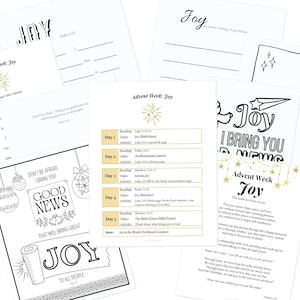 Advent Activity Pack for Middle Grades, Homeschool Advent Unit Study ...