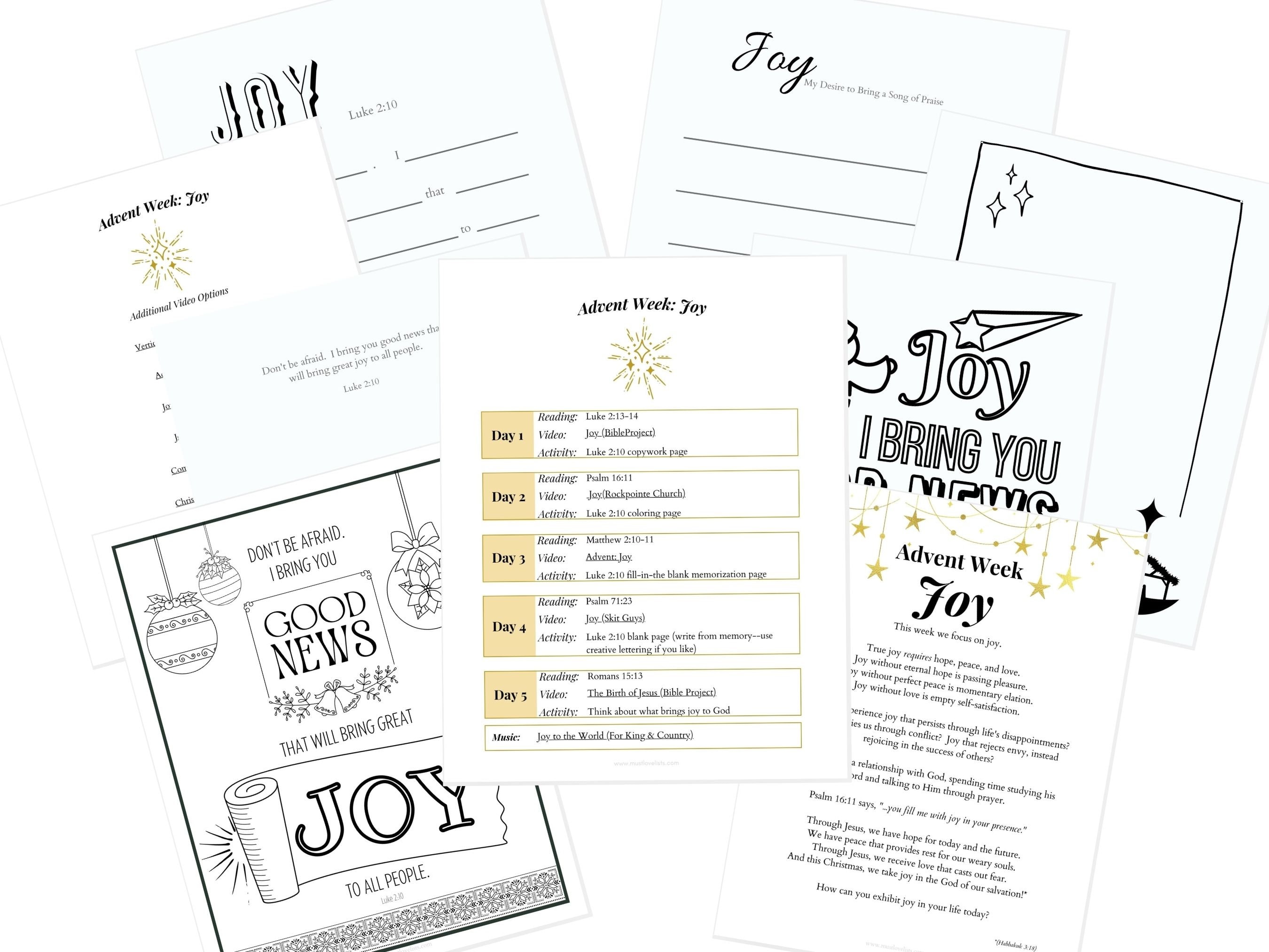 Advent Activity Pack for Middle Grades, Homeschool Advent Unit Study ...