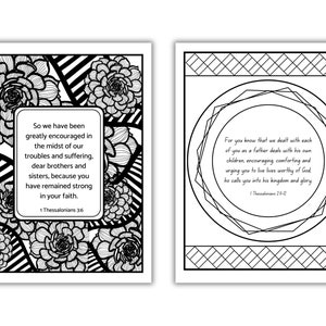 1 Thessalonians Scripture Coloring Pages: Sunday School Activities (PDF ...