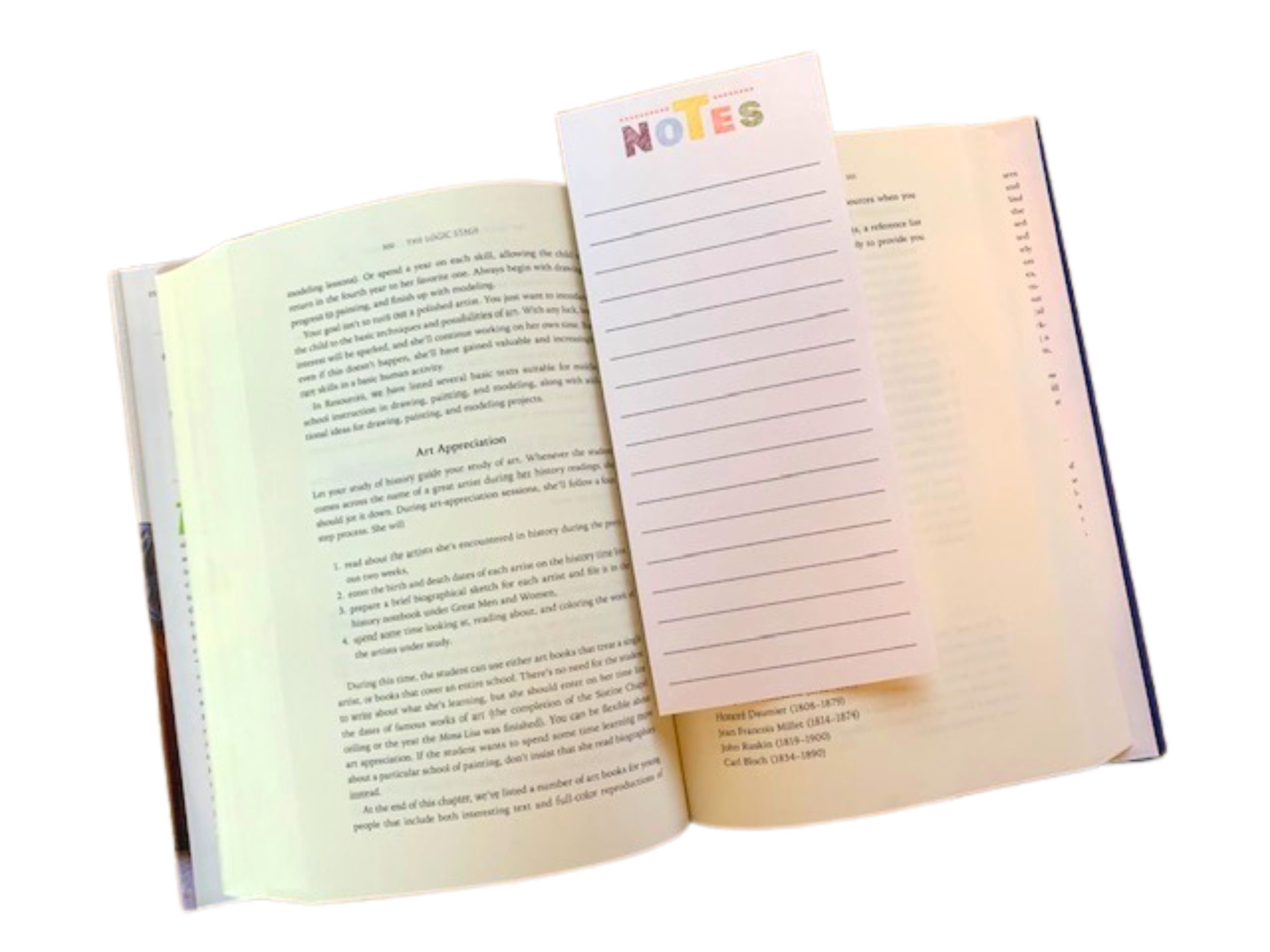 Book Notes Bookmarks, Note-taking Printable Bookmark - Etsy