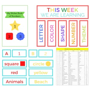Letter of the Week Preschool Curriculum: A-Z Themes (PDF Download) - Etsy