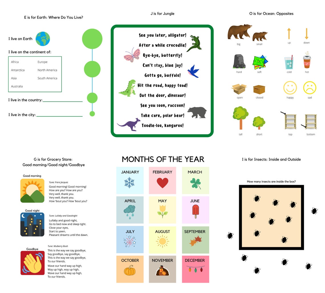 Letter of the Week Preschool Curriculum Weekly A-Z Preschool - Etsy