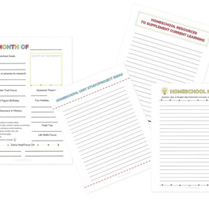 Back-to-school Prep Pack for Homeschool, First Day of School Signs ...