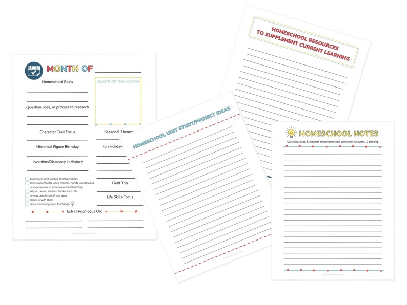 Back-to-school Prep Pack for Homeschool, First Day of School Signs ...