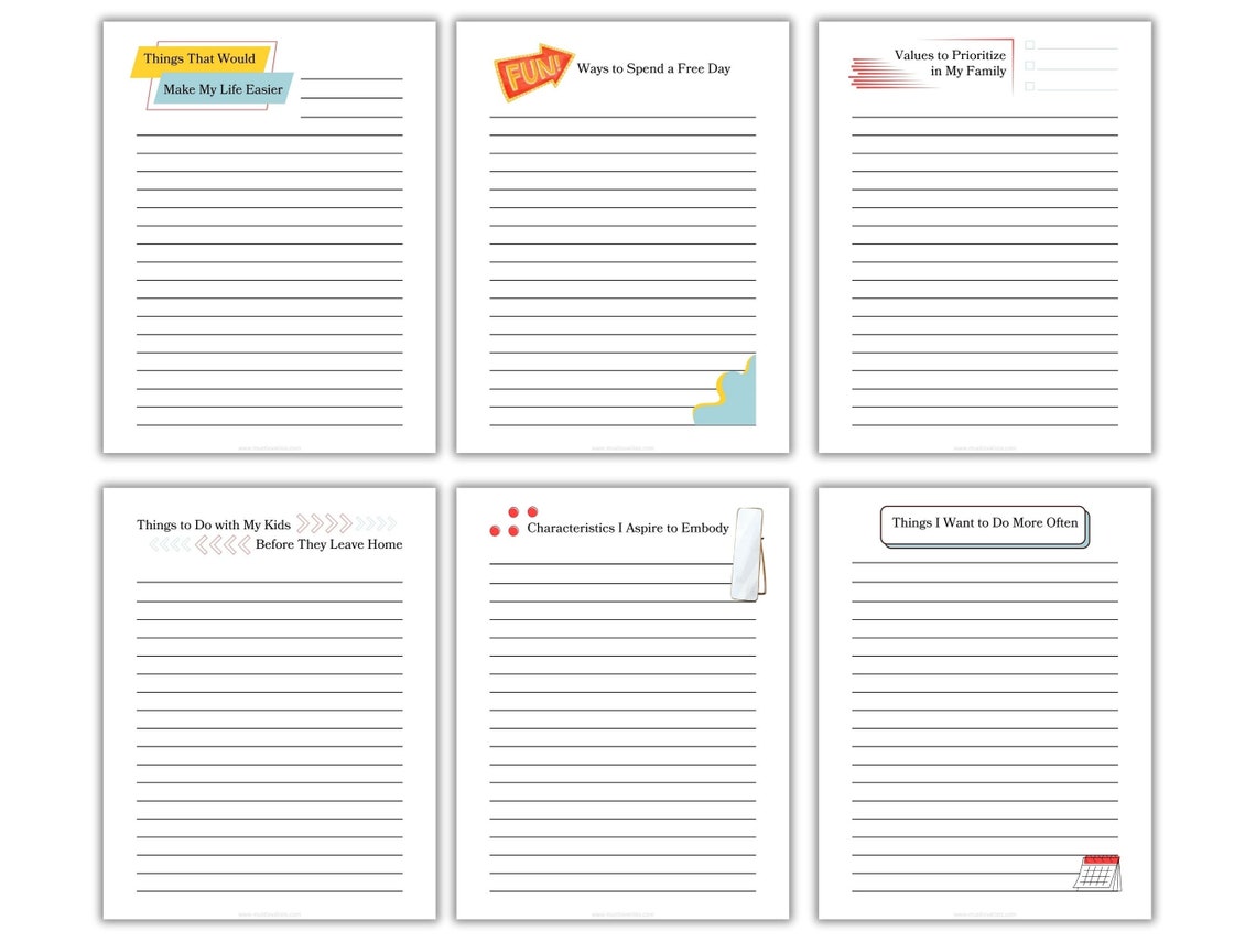 30-day List Challenge: Fun Daily Journal Prompts (PDF) - Etsy