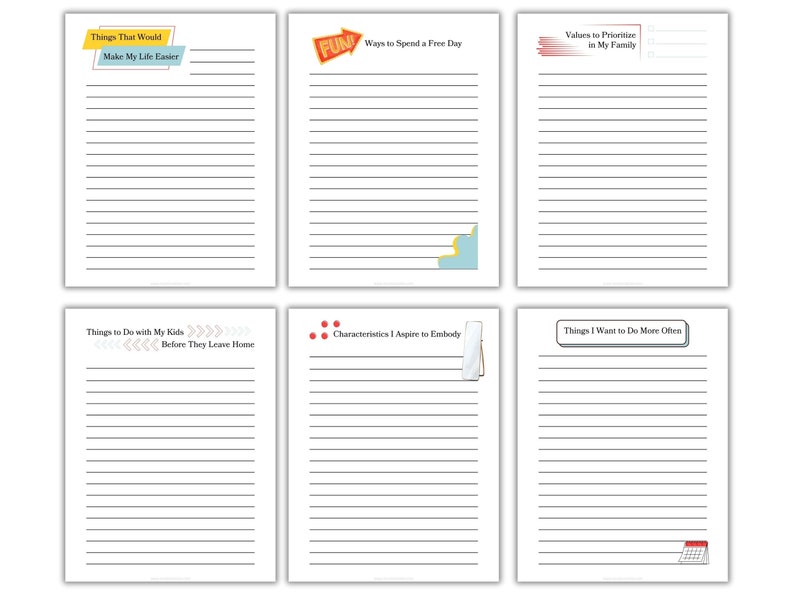 30-day List Challenge: Fun Daily Journal Prompts (PDF) - Etsy