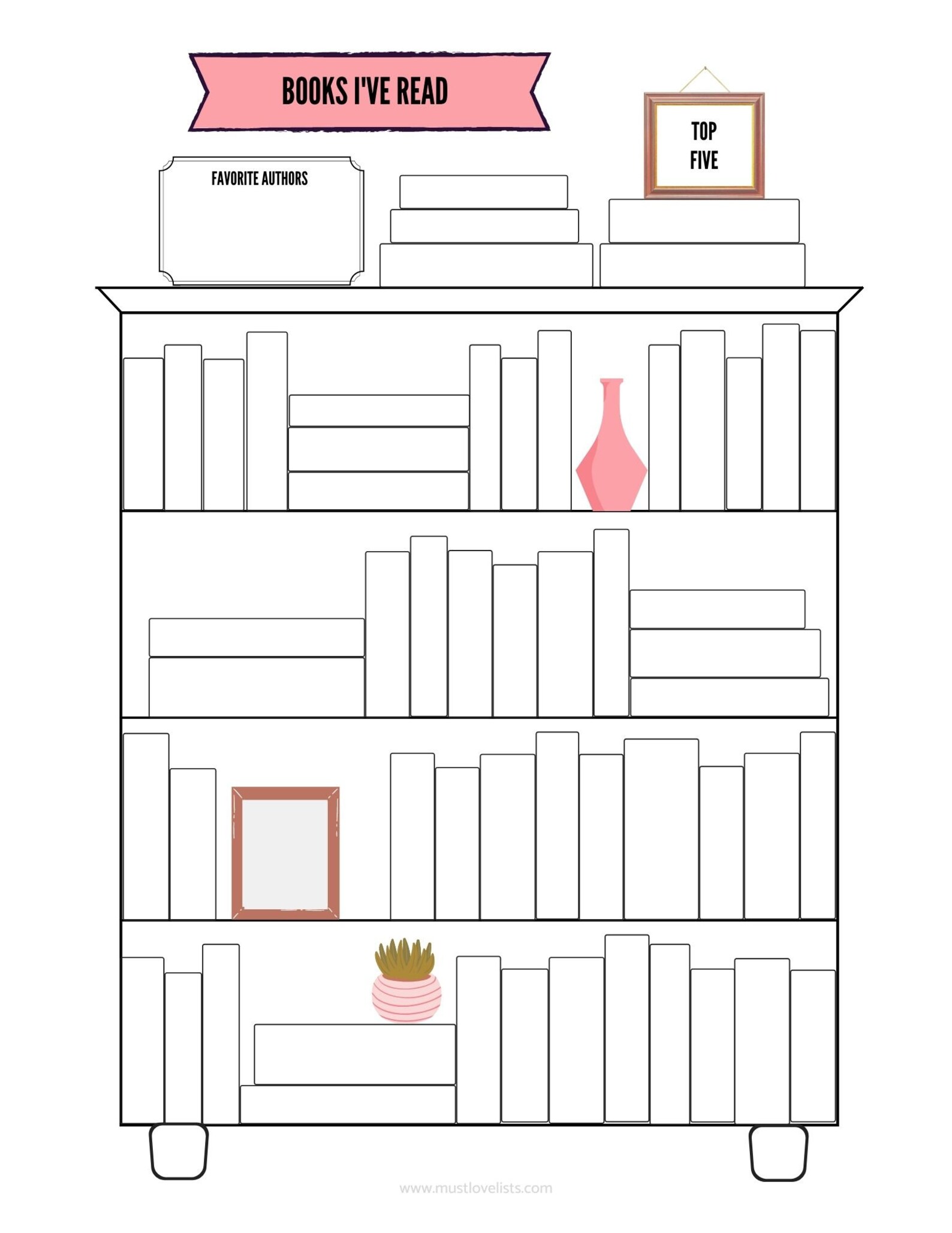 Reading Log Bundle Book Lover Bundle Book Notes Bookshelf - Etsy