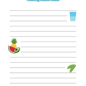 Healthy Snack List for Kids, Healthy Eating Cheat Sheet - Etsy